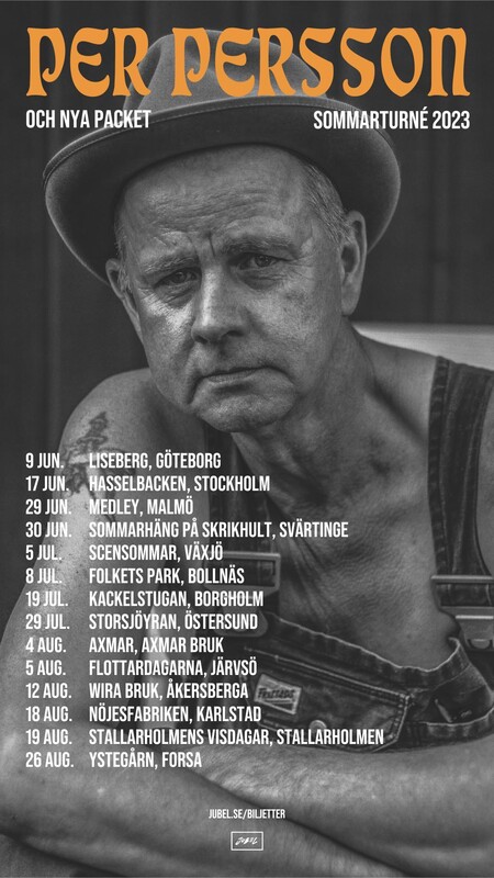 Per Persson och Nya Packet kommer till Hyttan - Axmar bruk